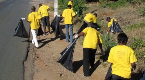 September Clean-up in Mhangura - New Ziana